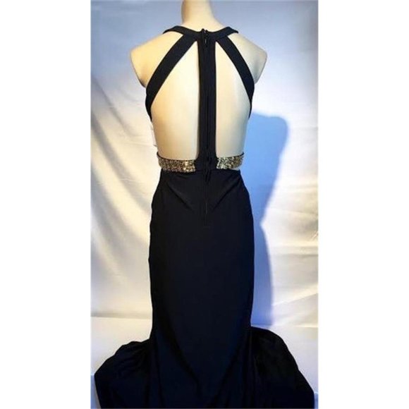 Hailey Logan | Dresses | Halter Neck Gown Hailey Logan By Adrianna Papelle | Poshmark